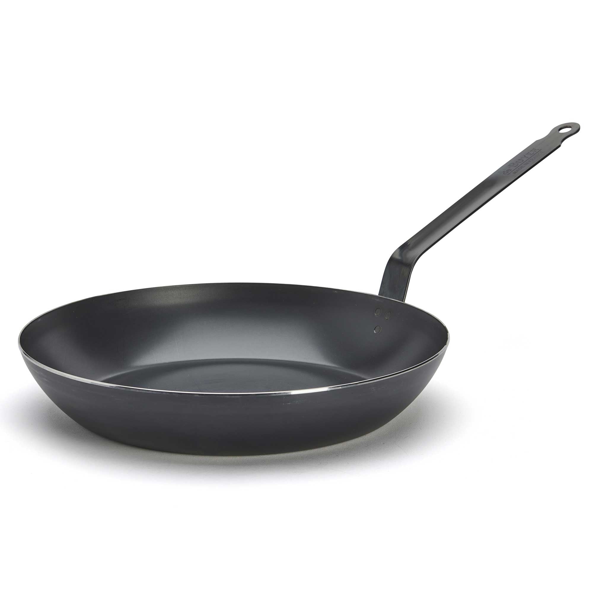 large ovenproof iron pan 32 cm blue carbon steel pan – pfannenprofis.com