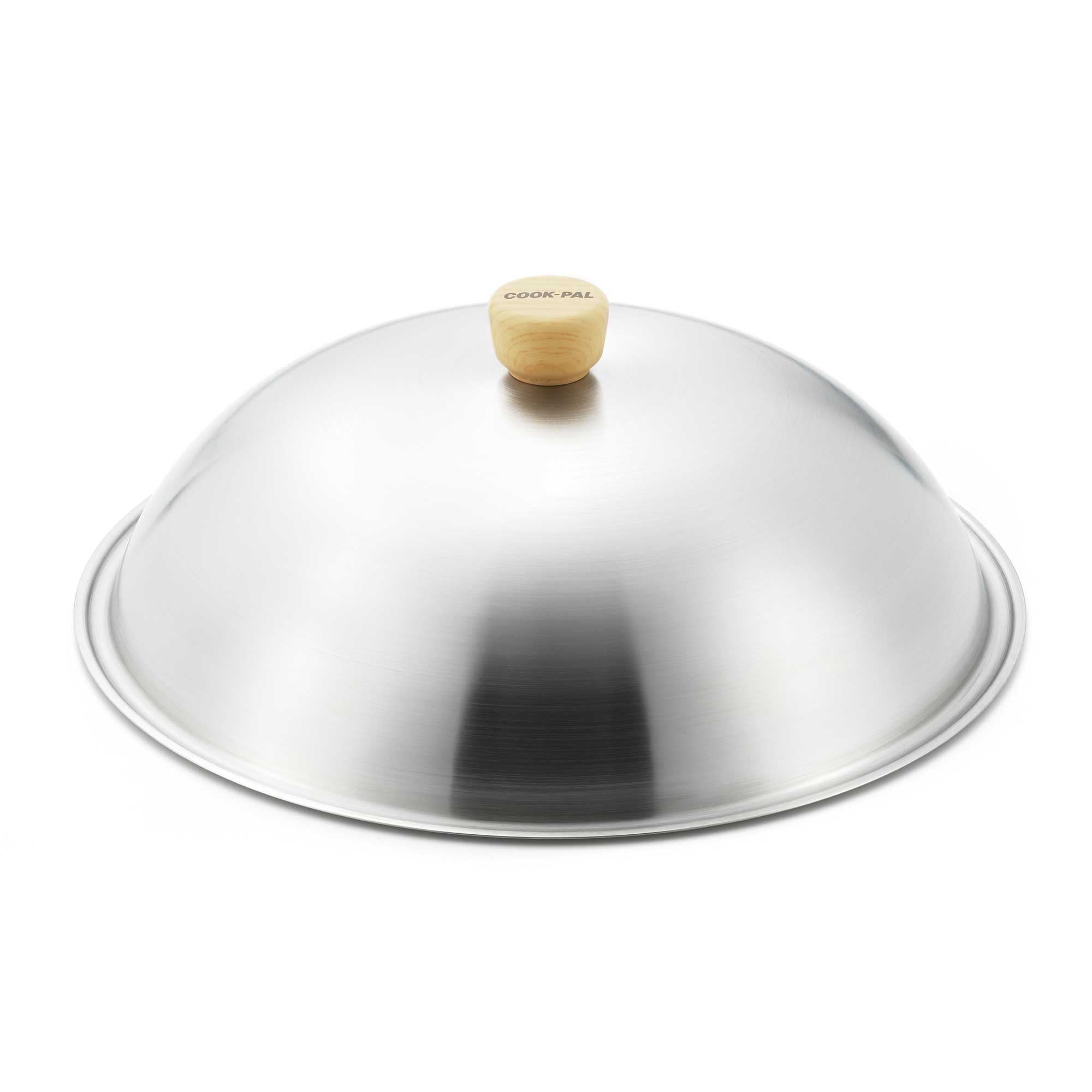 Wok Deckel Edelstahl 36 cm – pfannenprofis.com