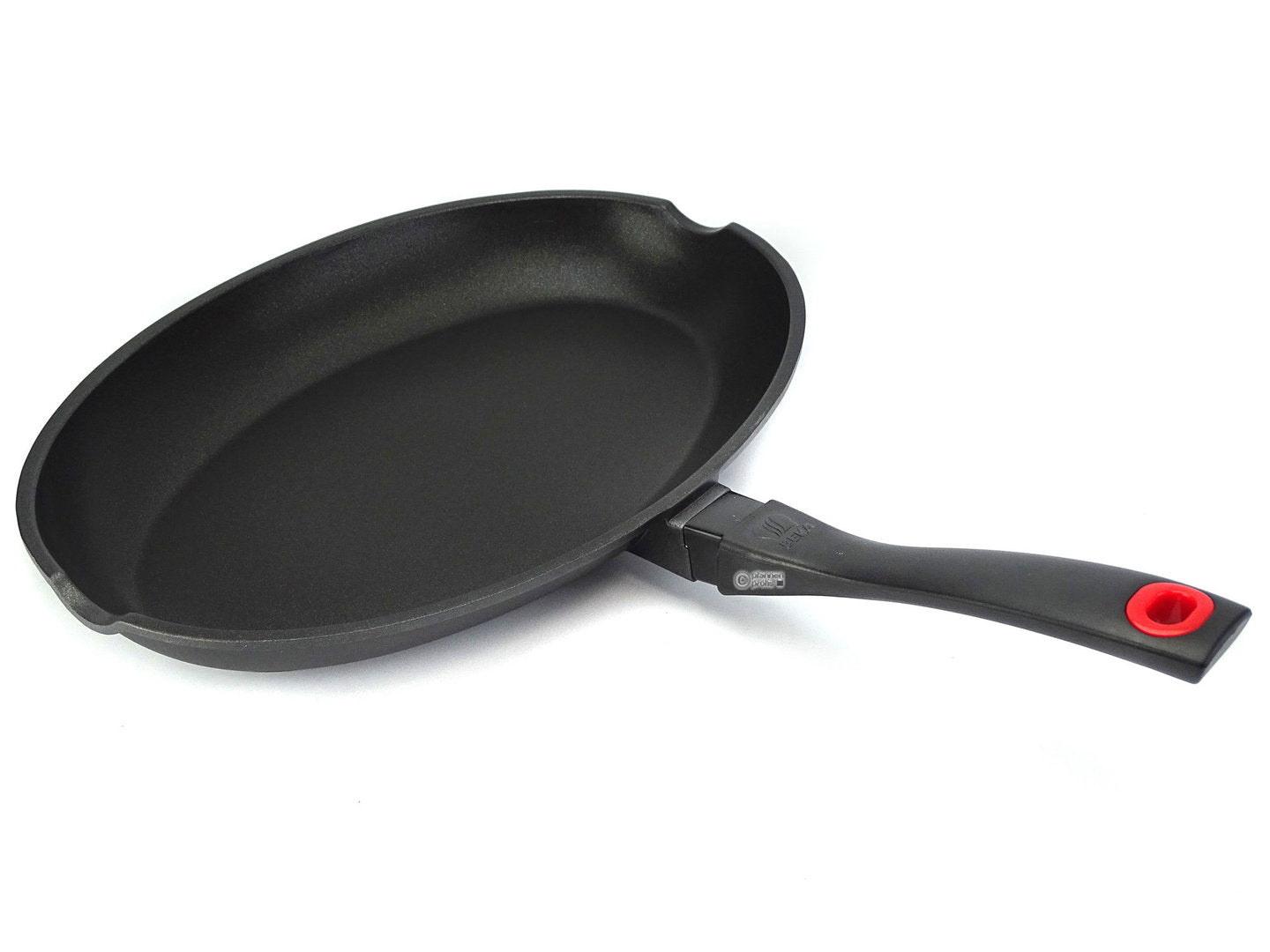 fishpan non-stick oval induction cast alu – pfannenprofis.com