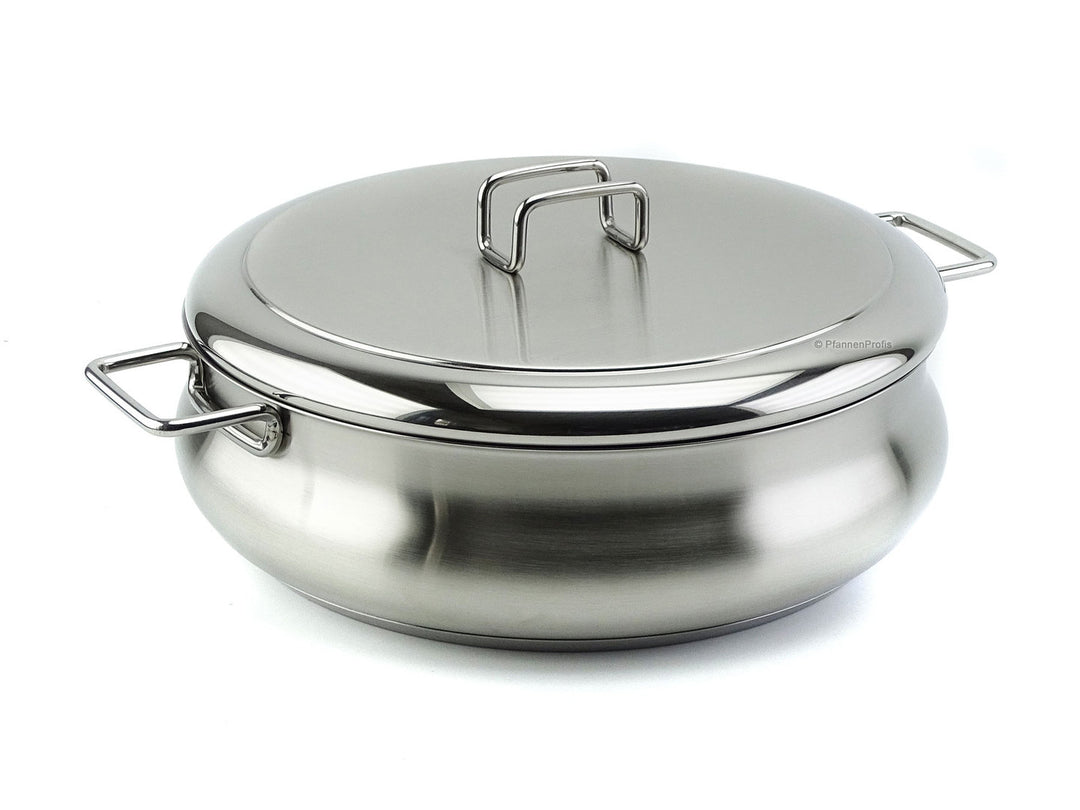 Bellied stainless steel pots Design classic since 1969 Barazzoni Tummy ...