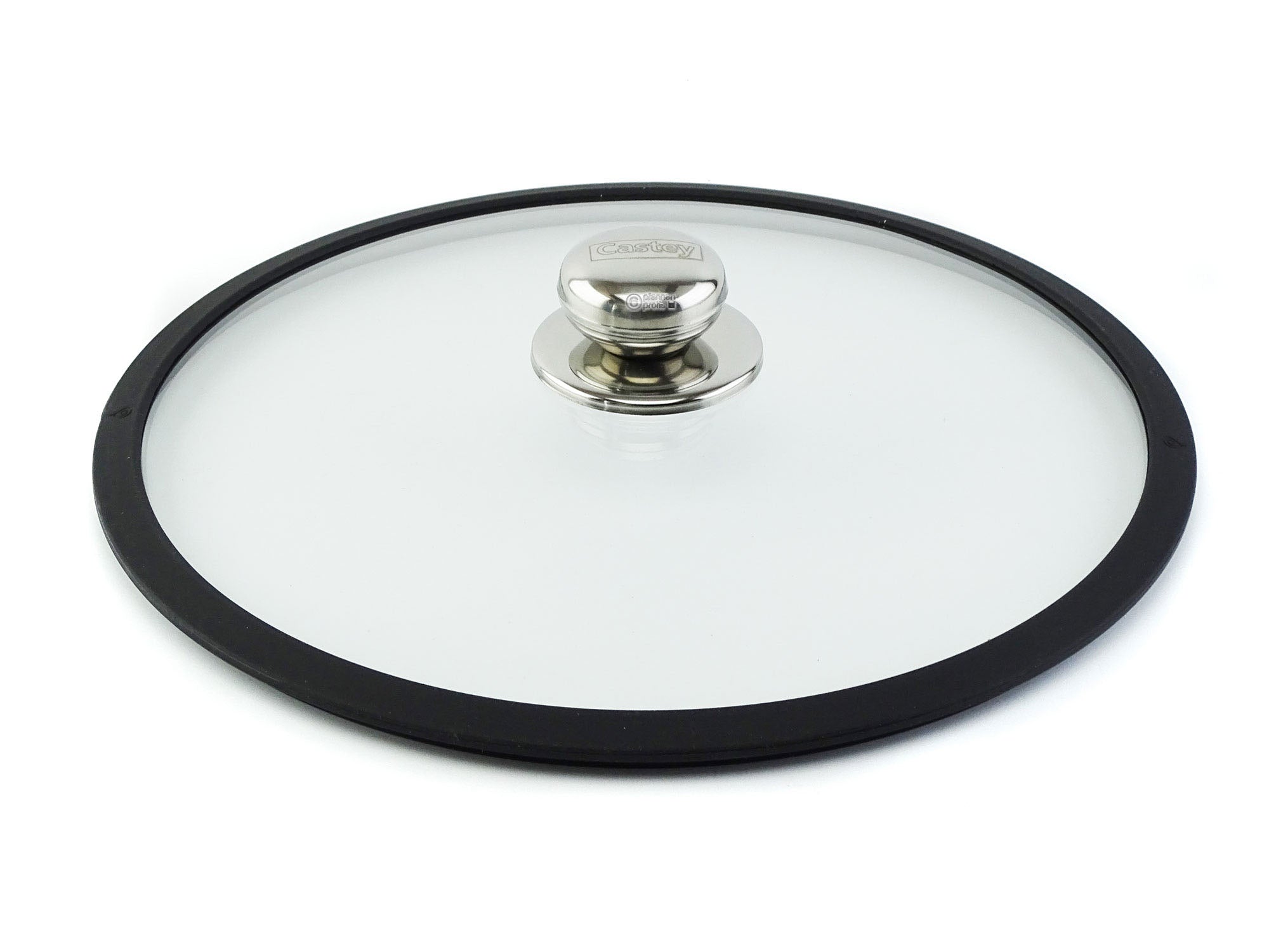 glass lid ovenproof 30 cm silicone rim – pfannenprofis.com