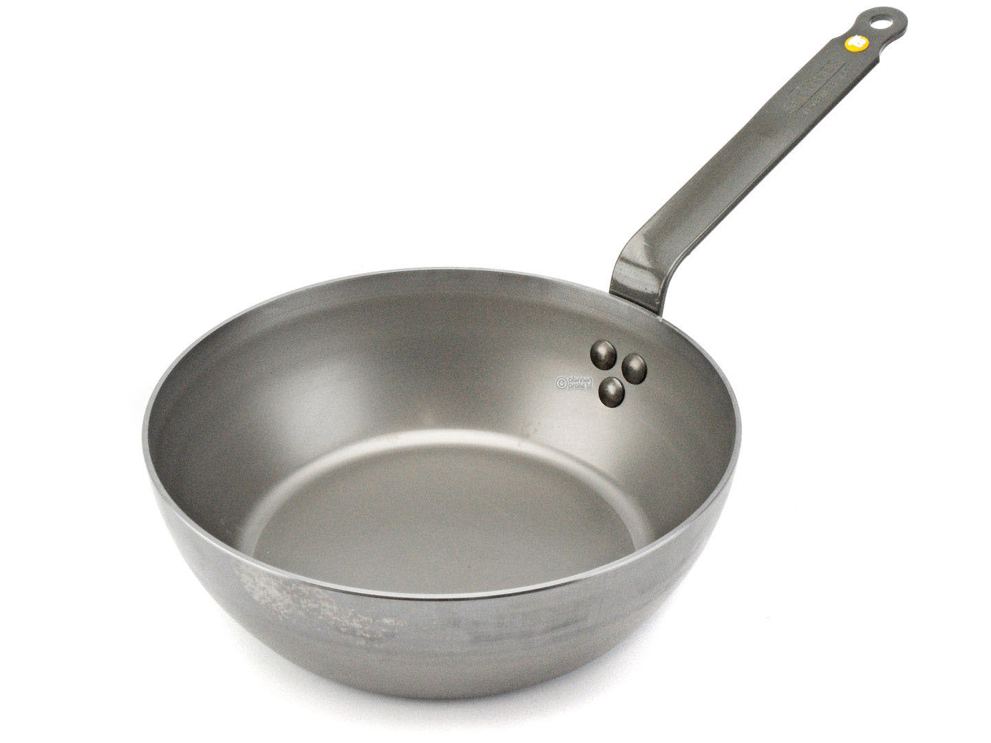 deep iron saute pan 24 cm carbon steel – pfannenprofis.com